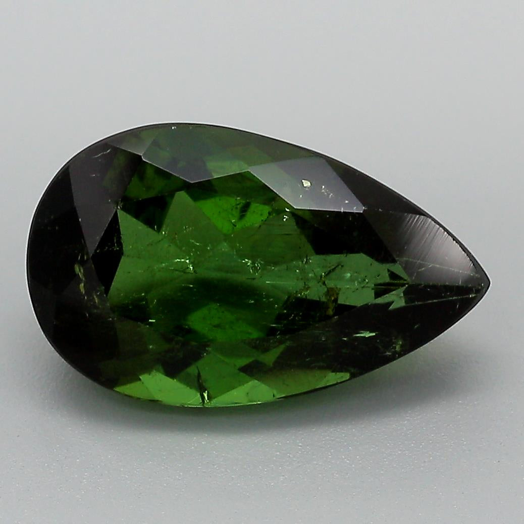 3.54ct Green Pear Shape Brazil Tourmaline – Hoover & Strong Outlet & Unique Finds