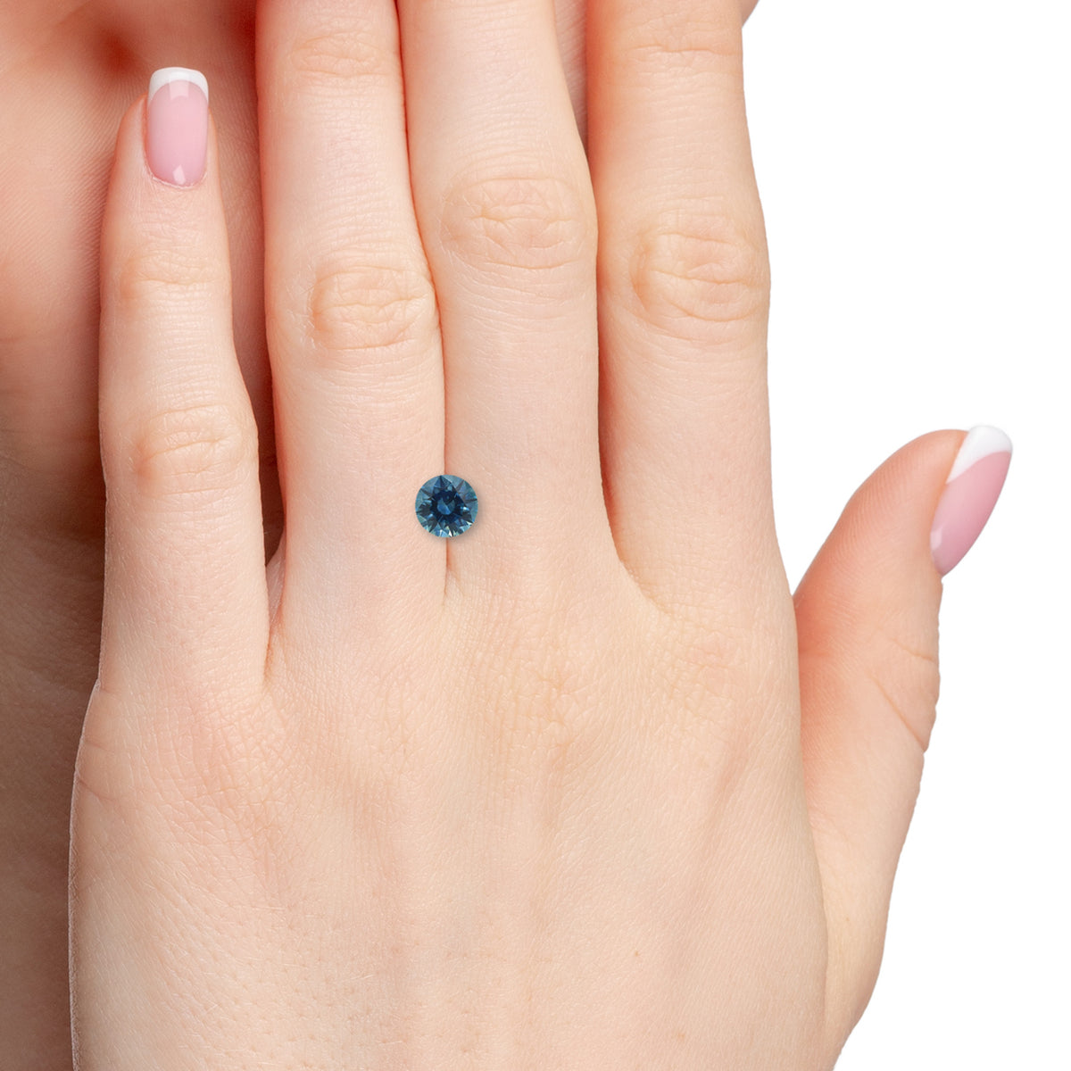 1.97ct Blue Round Brilliant Montana Sapphire – Hoover & Strong Outlet ...